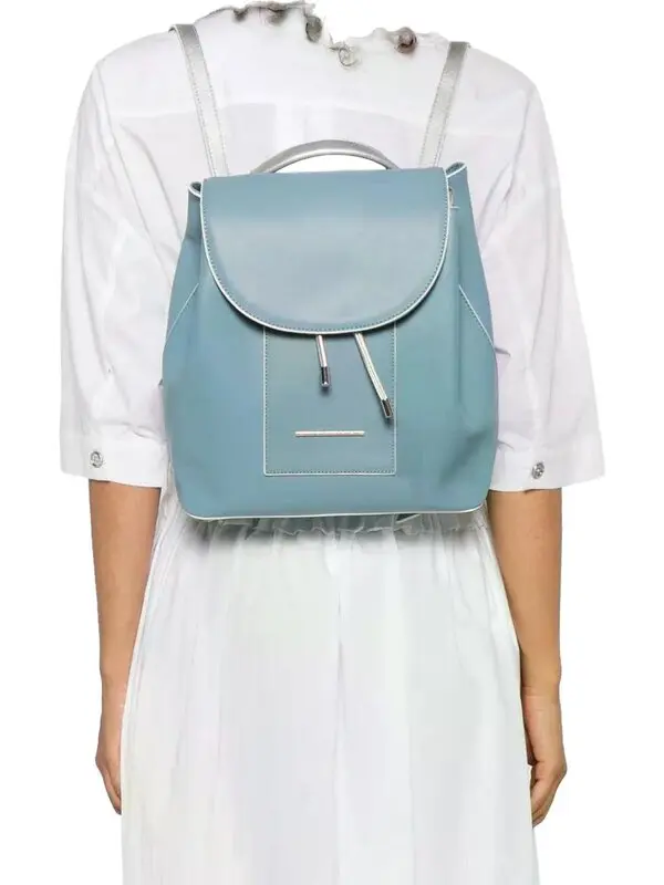 ARA Elliot Flap-closure Backpack - Blue