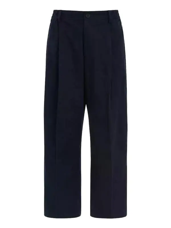 Studio Nicholson Shires Pleated Elasticated-waist Trousers - Blue