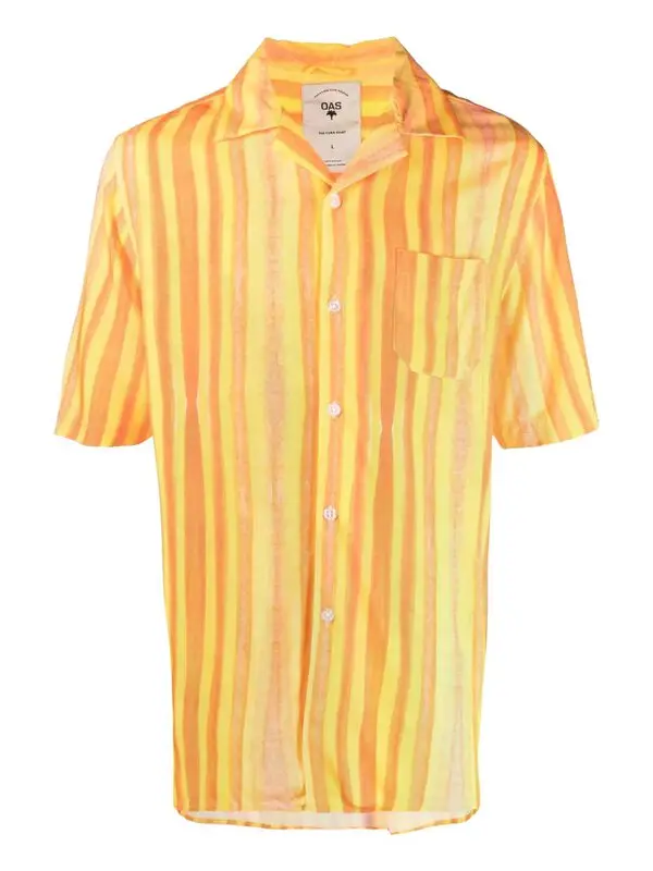 OAS Company Orangina Striped Shirt - Yellow