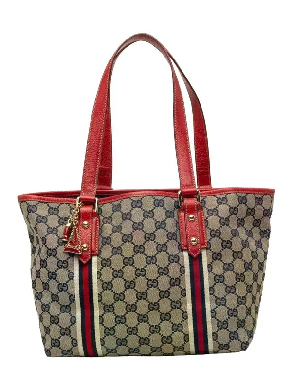 Gucci Gg Canvas Jolicoeur Tote Bag - Brown