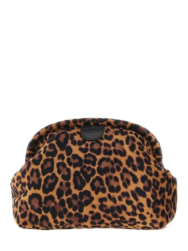 Stella McCartney Falabella Animalier Print Clutch With Chain Strap - Multicolor