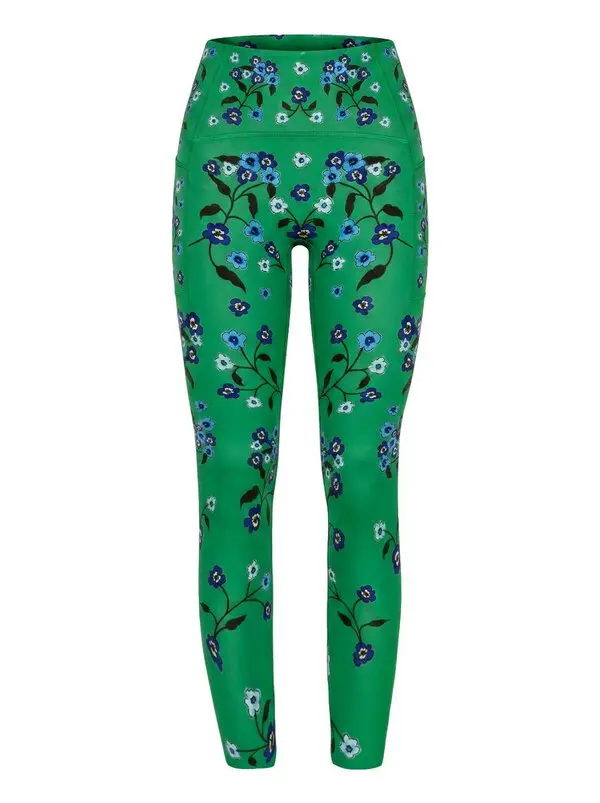 JESSIE ZHAO NEW YORK Emerald Echo High-waisted Leggings - Green