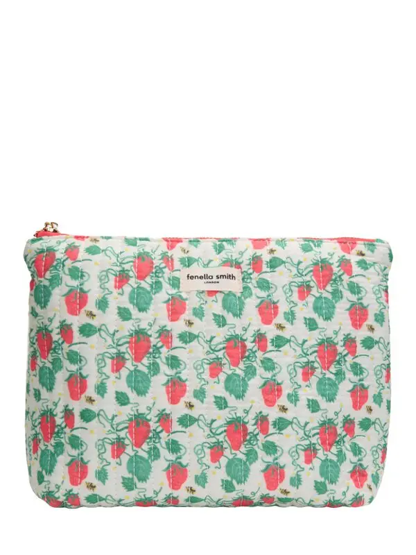 FENELLA SMITH Strawberry Daze Lola Washbag - Red