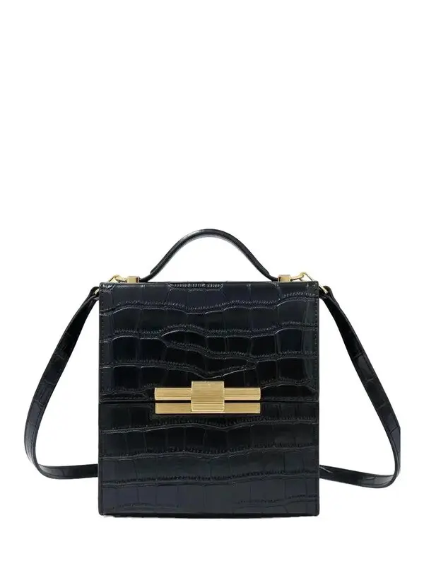 THE BAG ICON The Nina Cigar Box Bag Multicolour - Black
