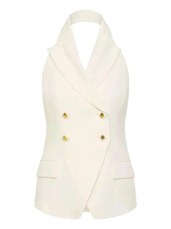 Rebecca Vallance Odilia Vest Top - Neutrals