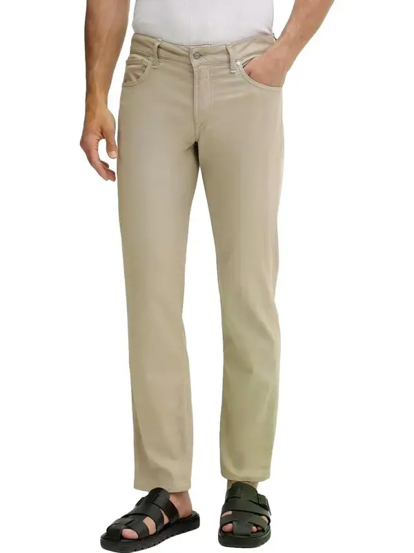 Guess Angels Logo-patch Five-pocket Trousers - Neutrals