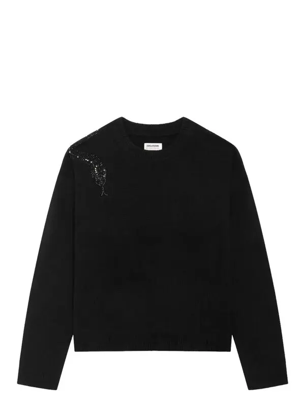 Zadig&Voltaire Markuz Embellished Sweater - Black