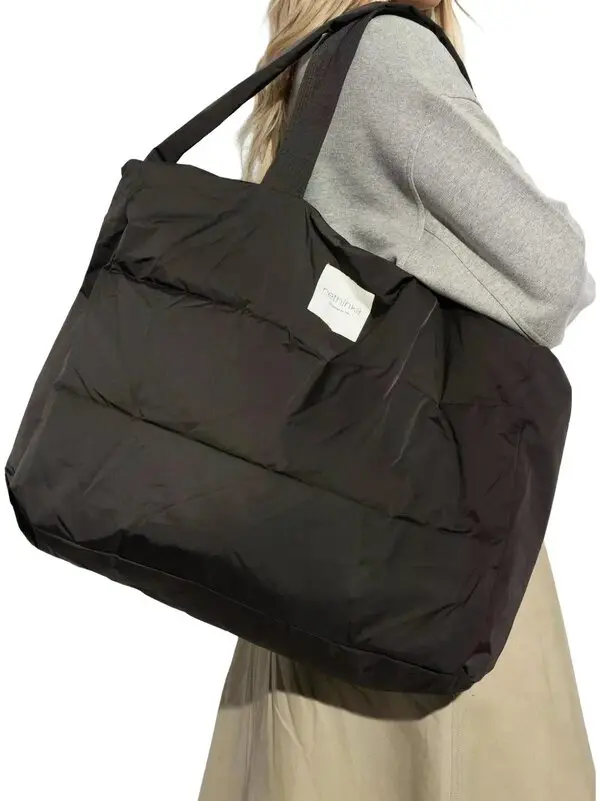 RETHINKIT STUDIOS Padded Top-handles Tote Bag - Black