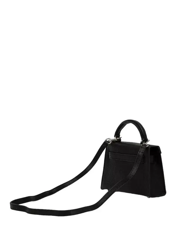 SILVIAN HEACH X New Martina Sanitá Pebbled-texture Tote Bag - Black