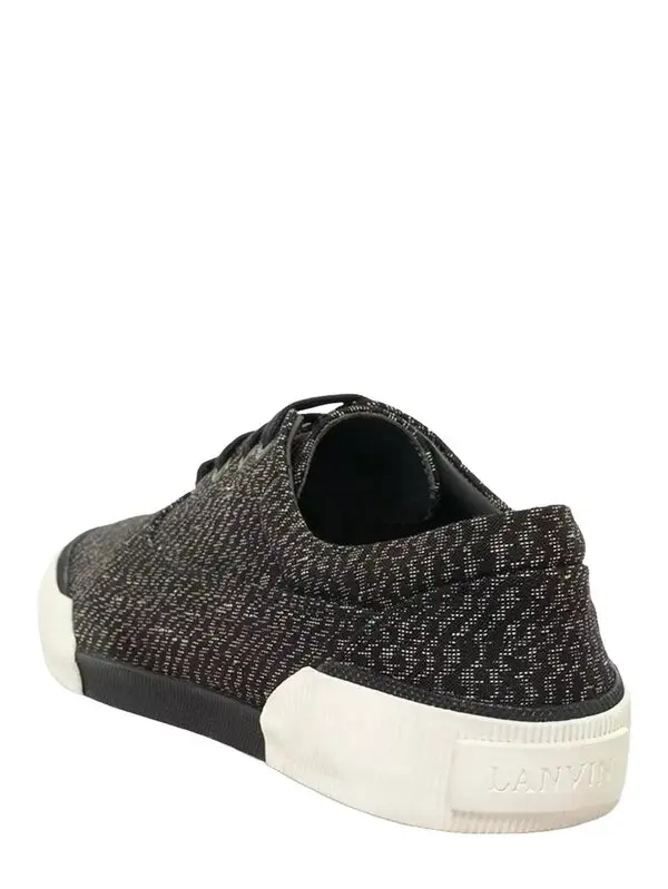 LANVIN Oxford Lace-up Sneakers - Black