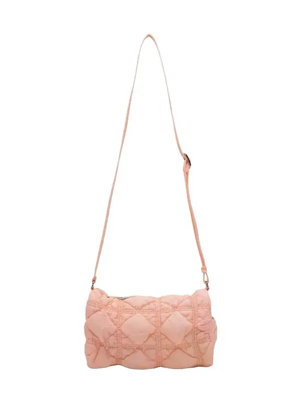 CARLYN Quilted Tote Bag - Orange
