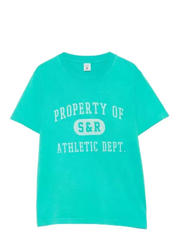 Sporty & Rich Fergus Logo-print T-shirt - Green