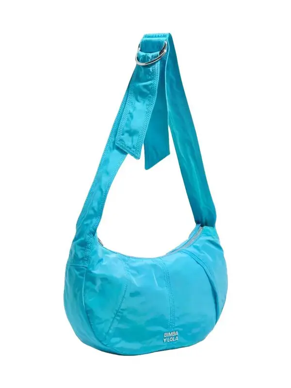 Bimba Y Lola Medium Moon Shoulder Bag - Blue