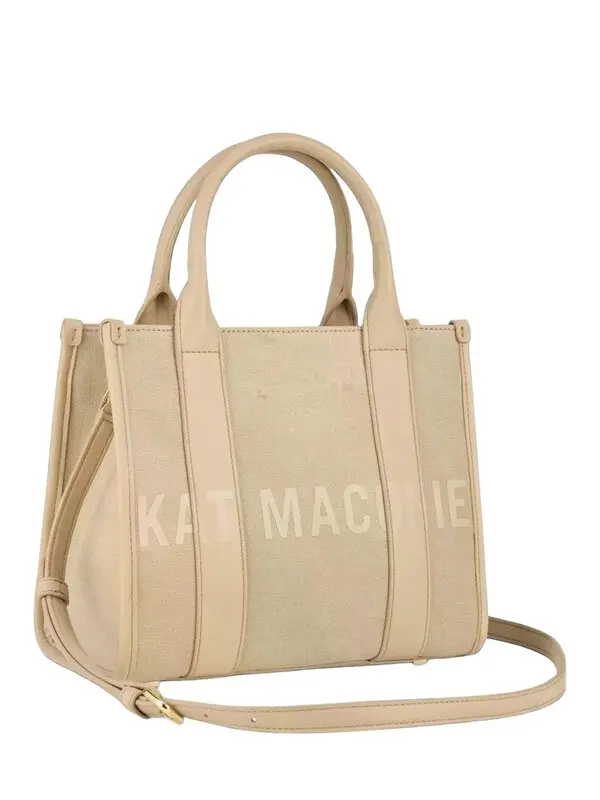 KAT MACONIE Small Bianca Logo-print Tote Bag - Neutrals