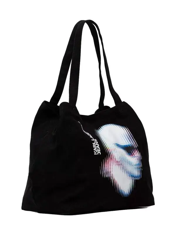 Karl Lagerfeld Graphic-print Tote Bag - Black