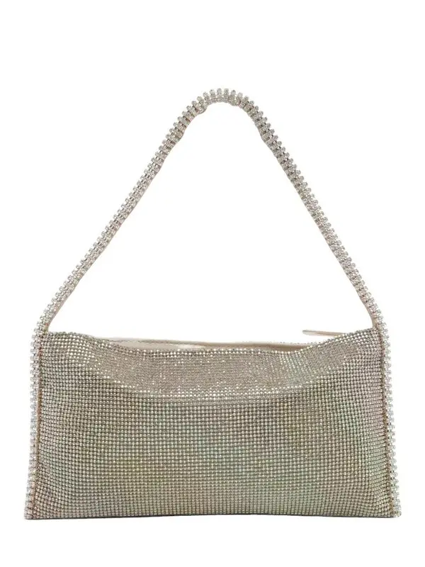 Benedetta Bruzziches Crystal-embellished Shoulder Bag - Silver