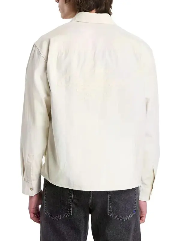 Gap Chest-pocket Button-up Shirt - Neutrals