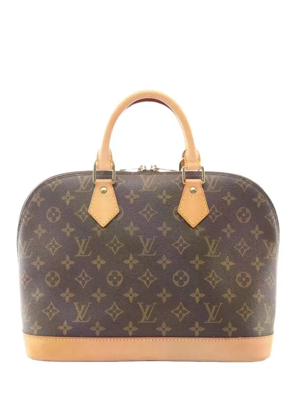 LOUIS VUITTON 2003 Pm Alma Monogram Tote Bag - Brown