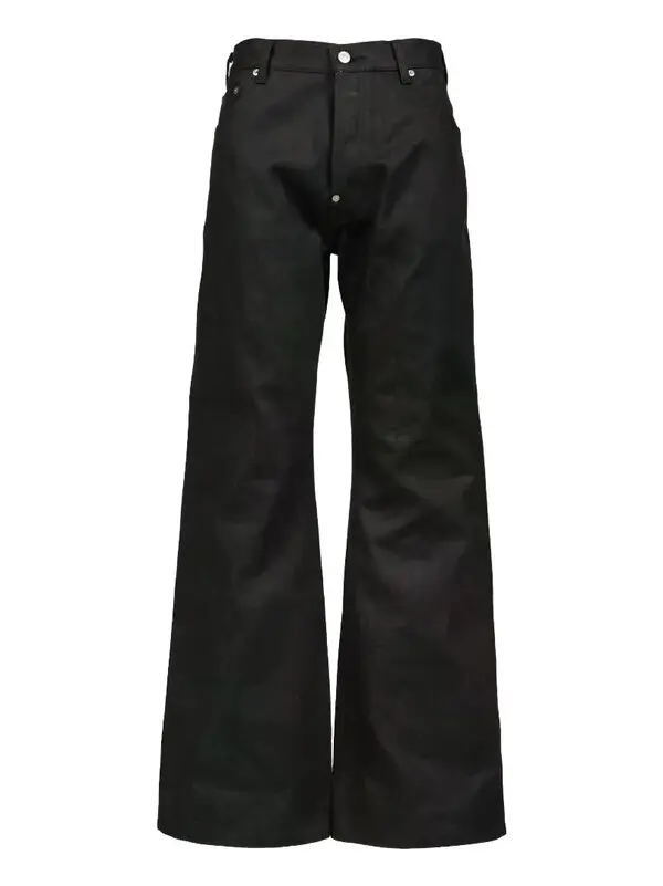 RIVET & HIDE Type-684 Wide-leg Jeans - Black
