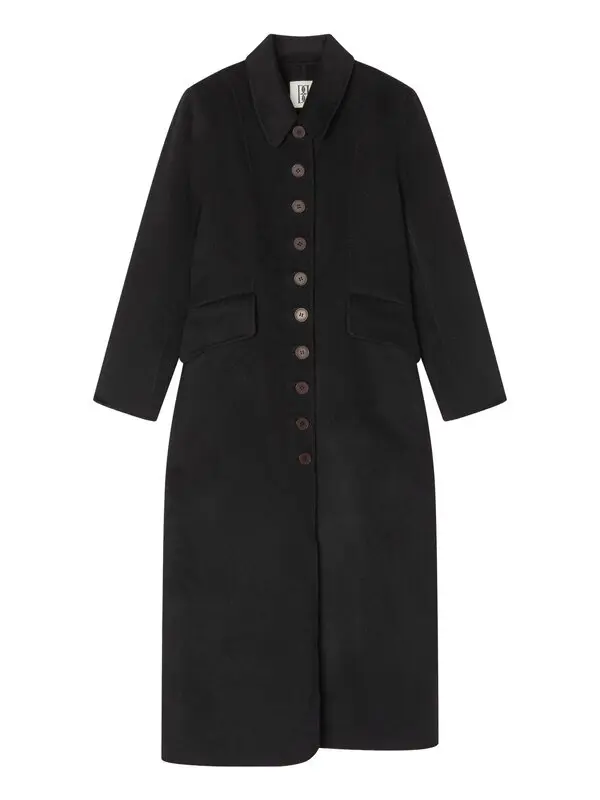 BY MALENE BIRGER Magdalena Wool Coat - Black