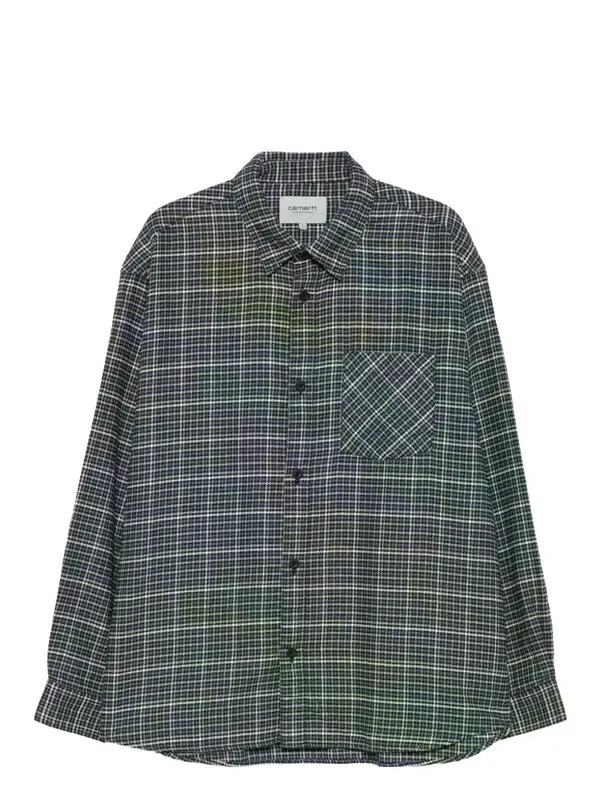 Carhartt Work In Progress Check-pattern Cotton Shirt - Blue