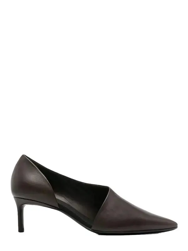 Co Pointed-toe D'orsay Pumps - Brown