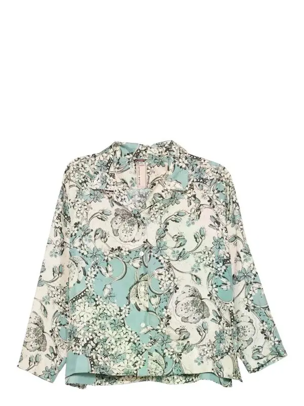 Antonio Marras Floral-print Long-sleeve Shirt - Neutrals