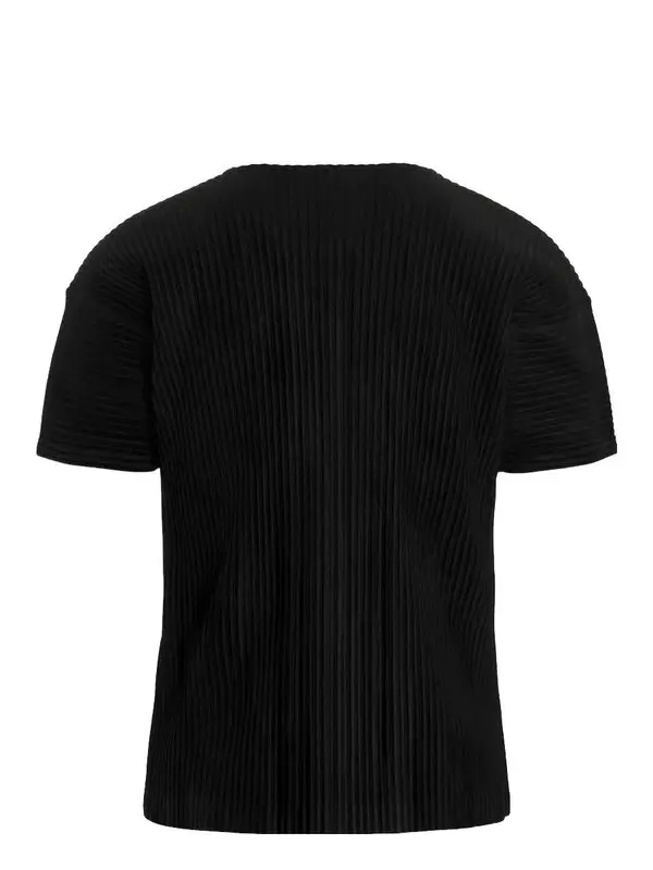 Issey Miyake Pleated T-shirt - Black