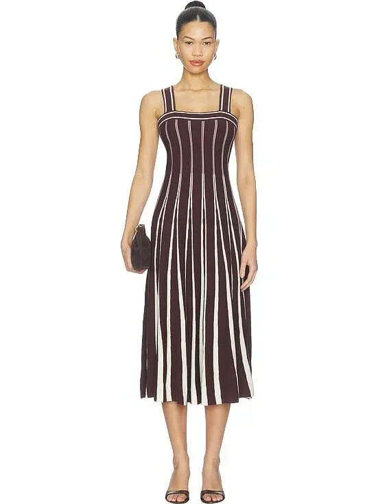 Astr The Label Marlen Dress In . Also - Brown