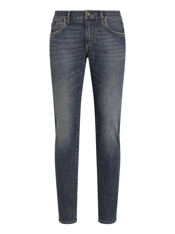 Dolce & Gabbana Pantalone Denim Multi-colored Cotton - Multicolor