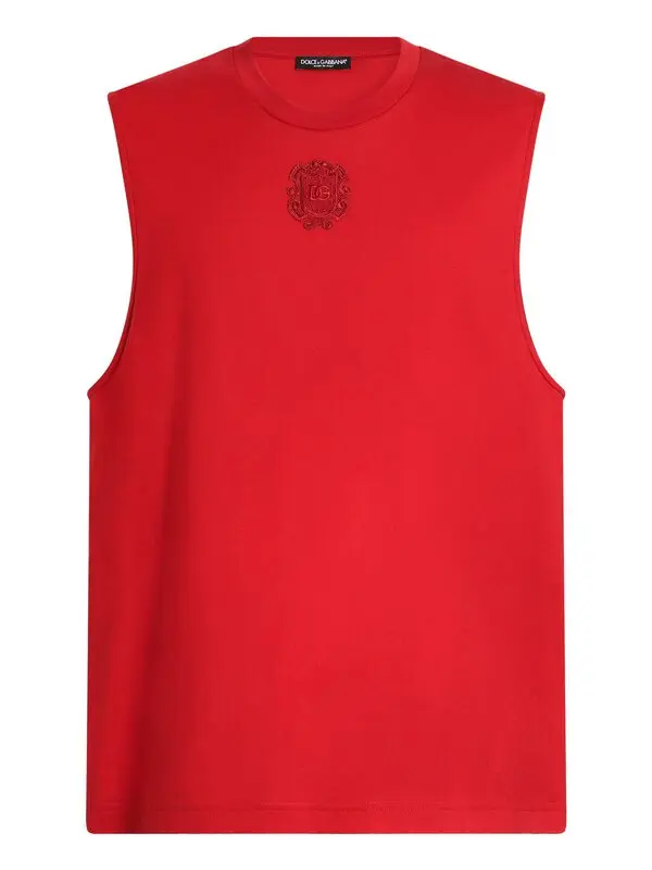 Dolce & Gabbana Canotta T-shirts And Polos - Red