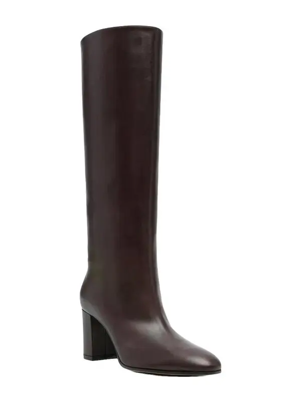 GIANVITO ROSSI Glove Leather Boots - Red