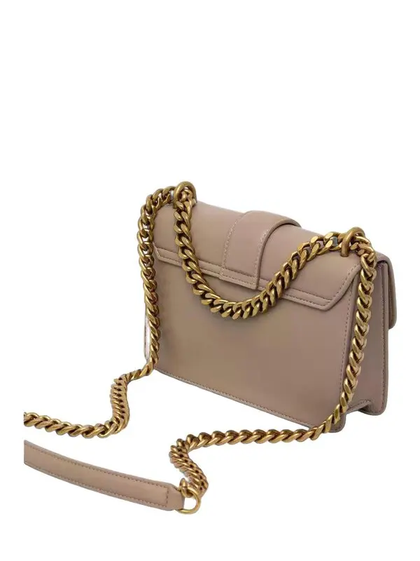 Just Cavalli Snake-plaque Chain-link Shoulder Bag - Neutrals