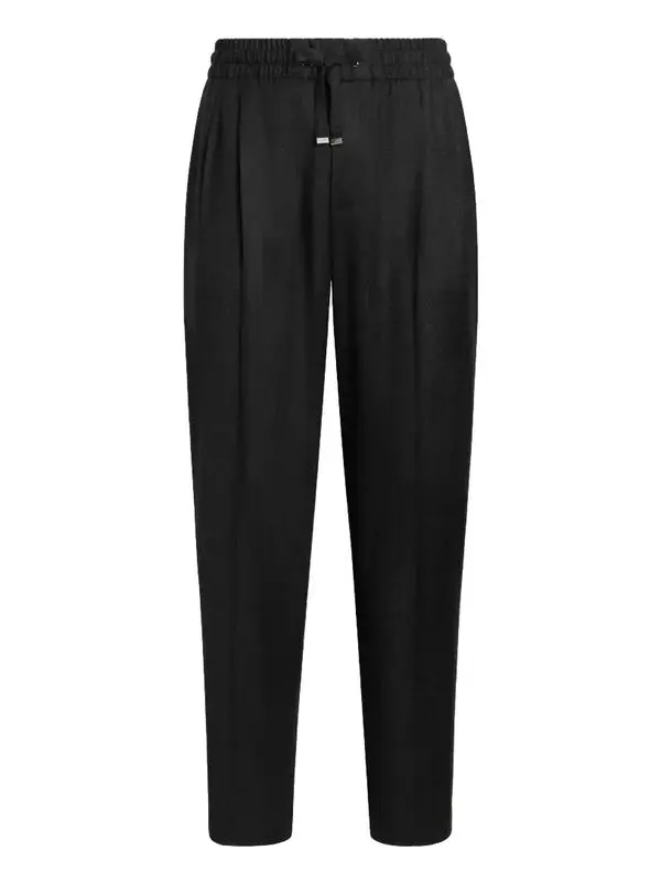 Dolce & Gabbana Flannel Jogging Trousers - Grey