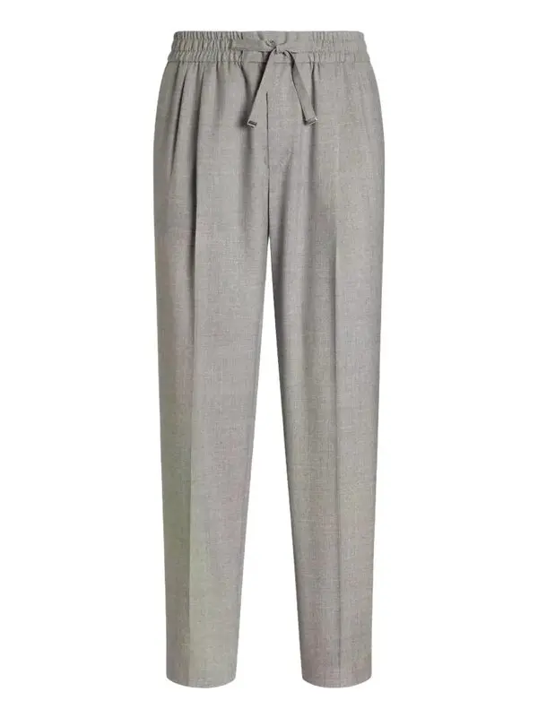 Dolce & Gabbana Wool Jogging Trousers - Grey