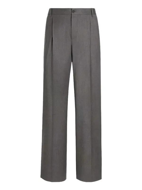 Dolce & Gabbana Flannel Trousers - Grey