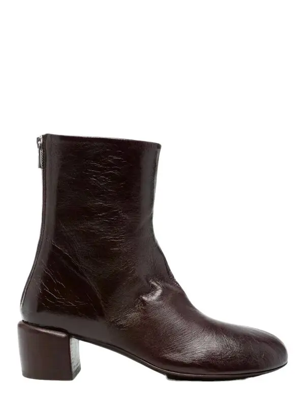 Officine Creative Flore Zip-up Leather Boots - Red