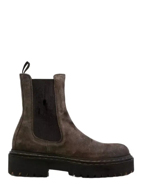 Officine Creative Blossom Suede Boots - Brown