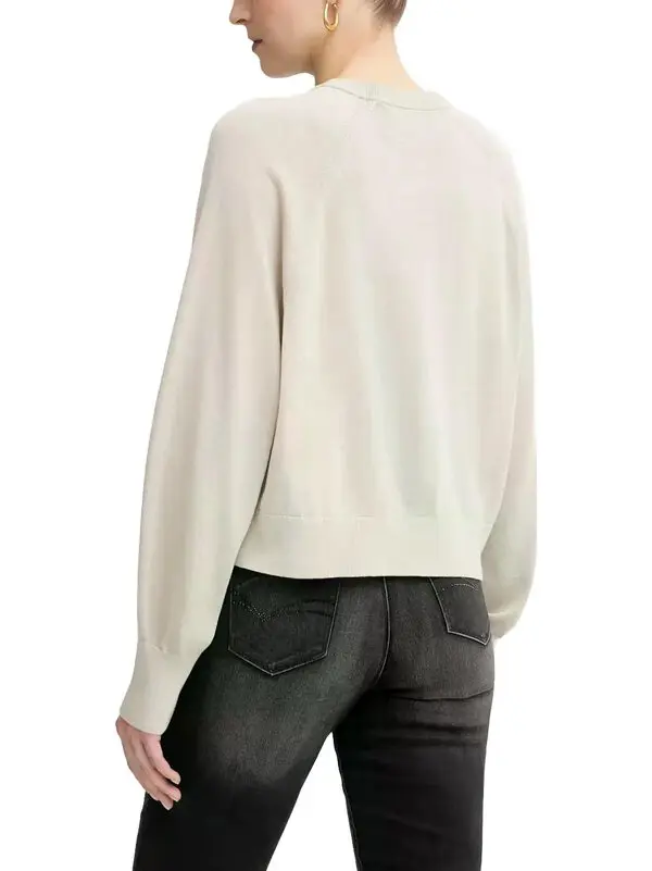 Marc O'polo Raglan-sleeve Button-up Cardigan - Neutrals