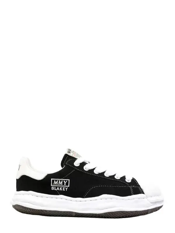 Mihara Yasuhiro Blakey Warped-sole Sneakers - Black