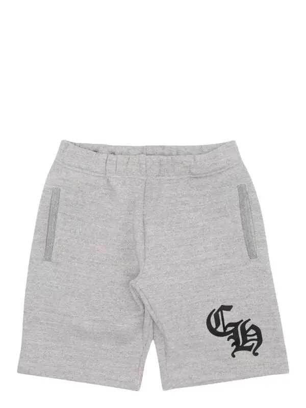 Chrome Hearts Logo-print Sweatshorts - Grey