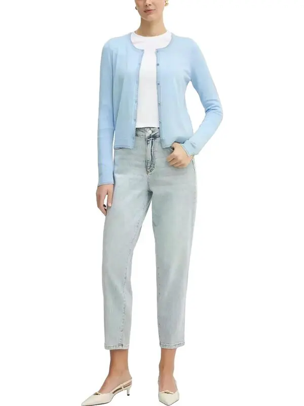 Liu Jo Crew-neck Cardigan - Blue