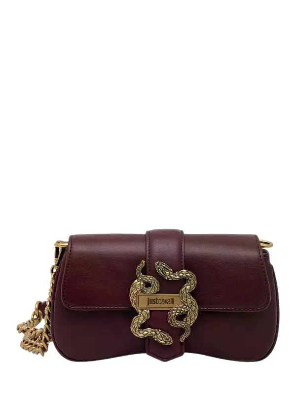 Just Cavalli Iconic Snakes Cross Body Bag - Red