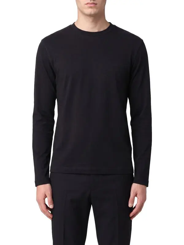 JIL SANDER Set Of 3 Long-sleeved Cotton T-shirts - Black