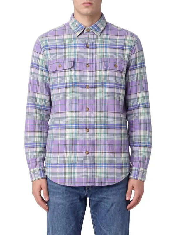 Polo Ralph Lauren Long-sleeved Check Cotton Shirt - Lavender