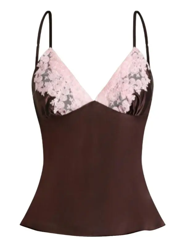SCARLETT GASQUE Jayne Camisole - Brown