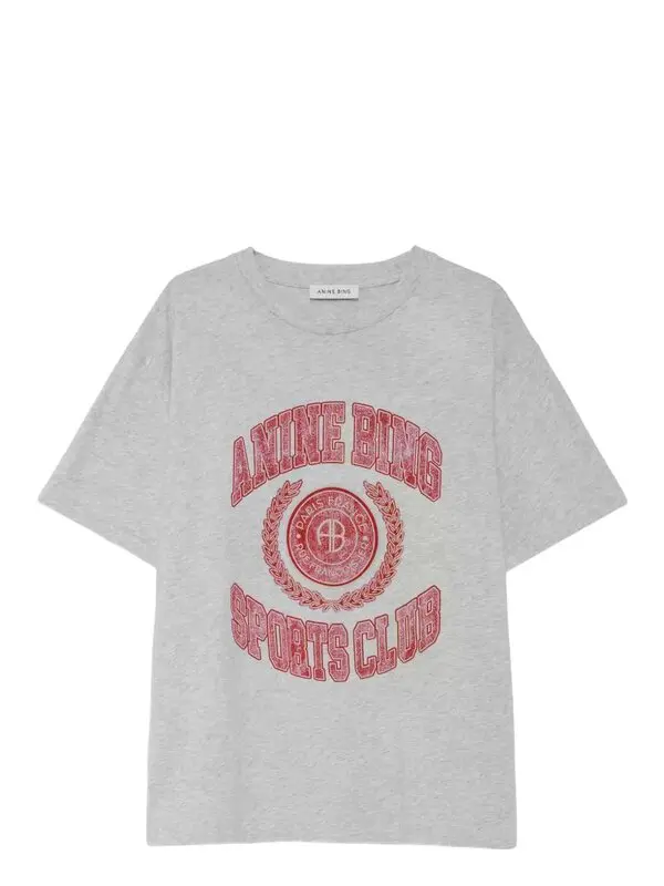 ANINE BING Cade T-shirt Collegiate - Grey