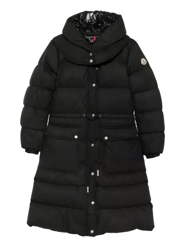 Moncler Quilted Drawstring-waist Jacket - Black