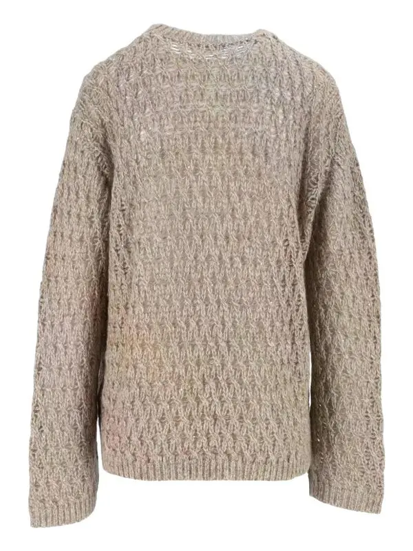 ELEH Open-knit Sweater - Neutrals