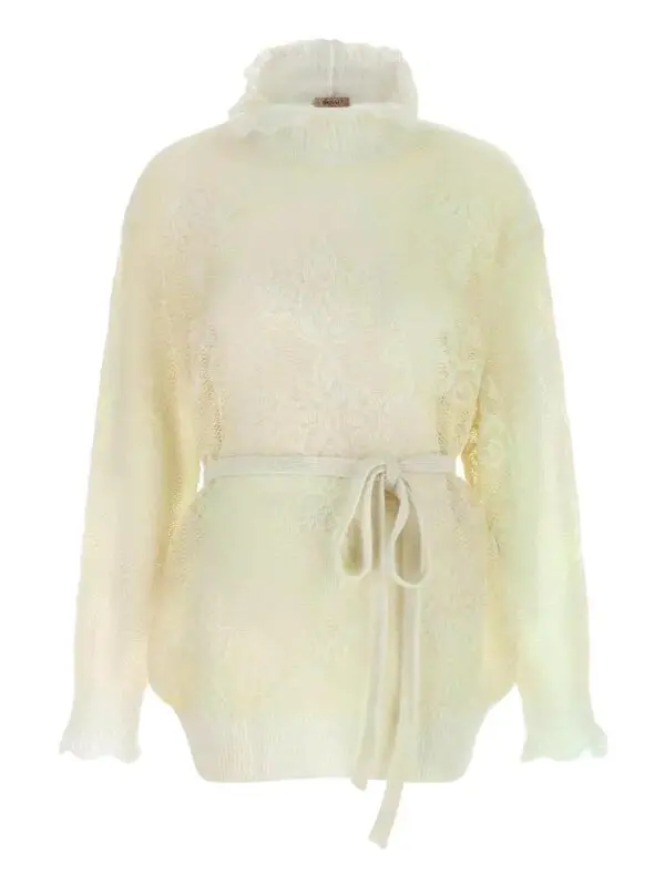 TWINSET Flower-lace Sweater - Neutrals
